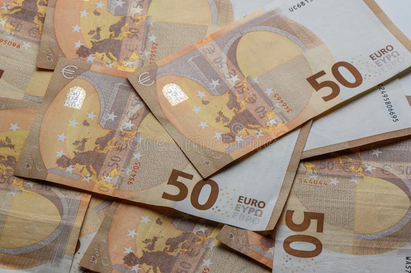 Euro Currency Banknotes As a Background 3, Paper Euro Denominations 10 ...