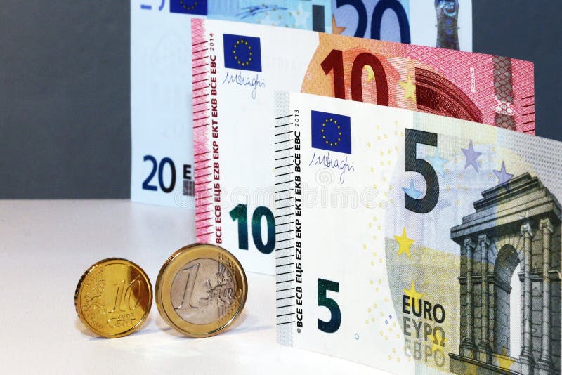 Euro currency stock image. Image of bimetallic, blur - 51530605