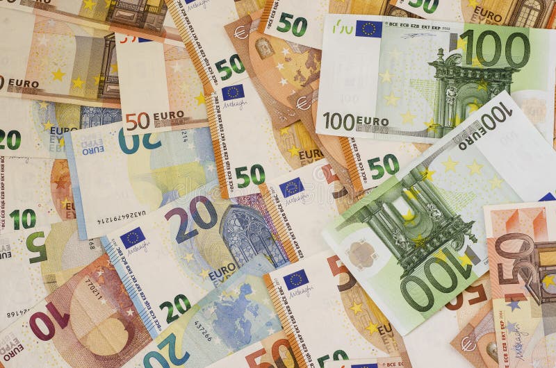 Euro denominations stock image. Image of resource, currency - 10988145