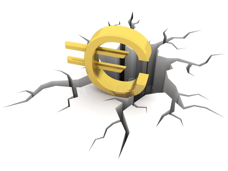 Euro e foro illustrazione di stock. Illustrazione di ignoranza - 21349938