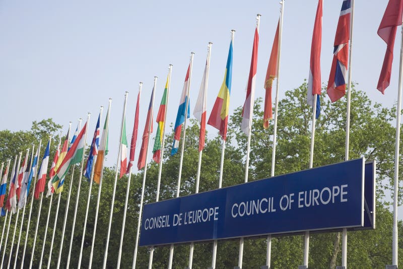 European Parliament Strasbourg Stock Photo - Image of hall, flags: 23591522