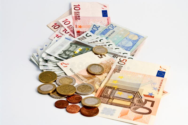 Euro Geld stock afbeelding. Image of europees, geïsoleerd - 10998949