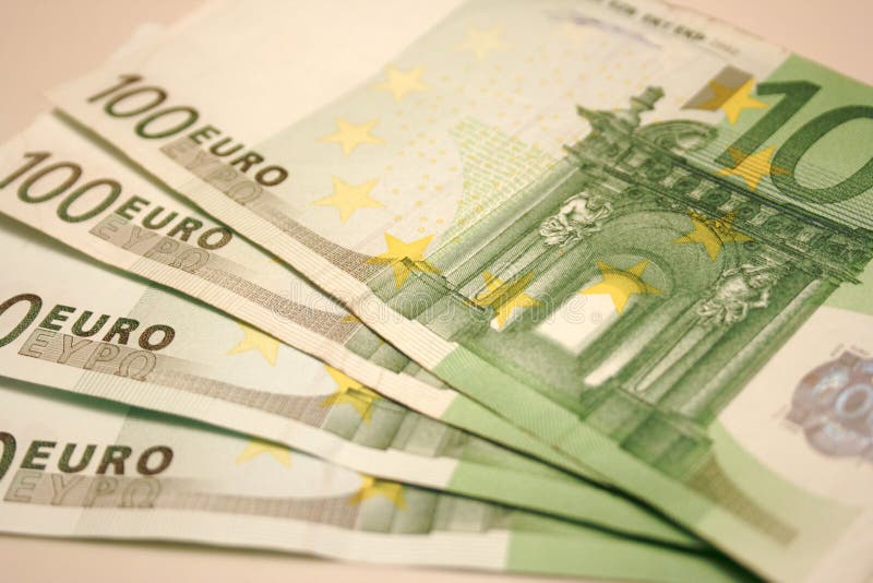 Euro geld stock afbeelding. Image of overvloed, monetair - 4760959