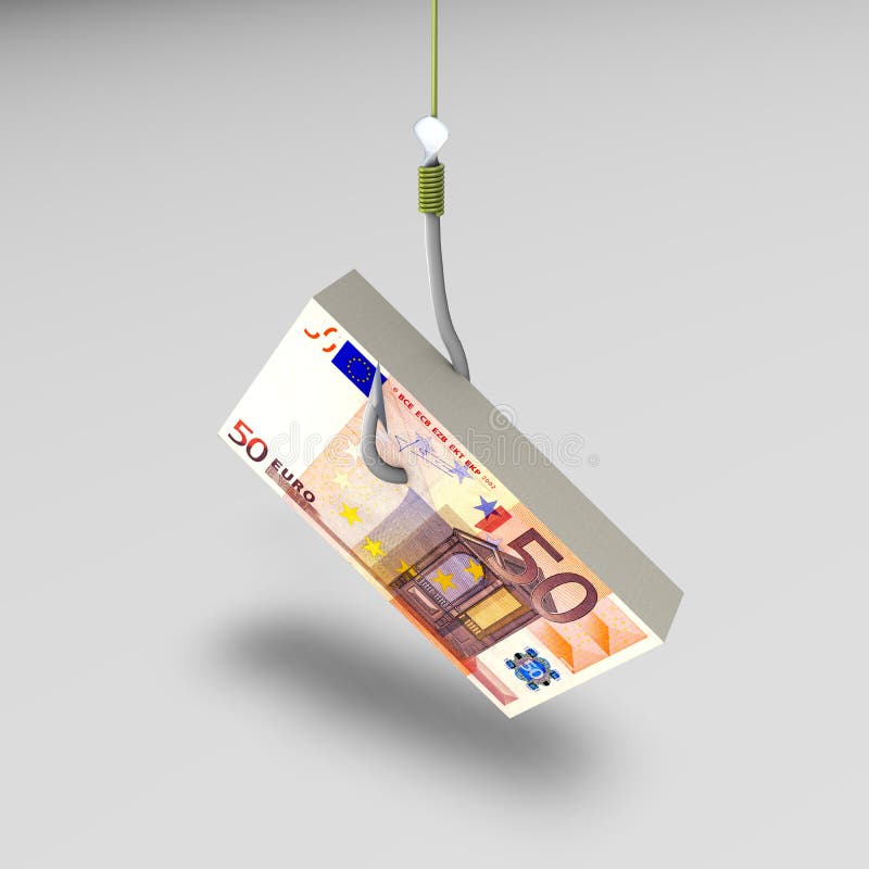 Euro hook stock illustration. Illustration of background - 8316597