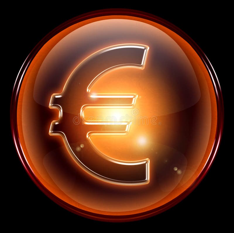Euro icon. stock illustration. Illustration of income - 2565927