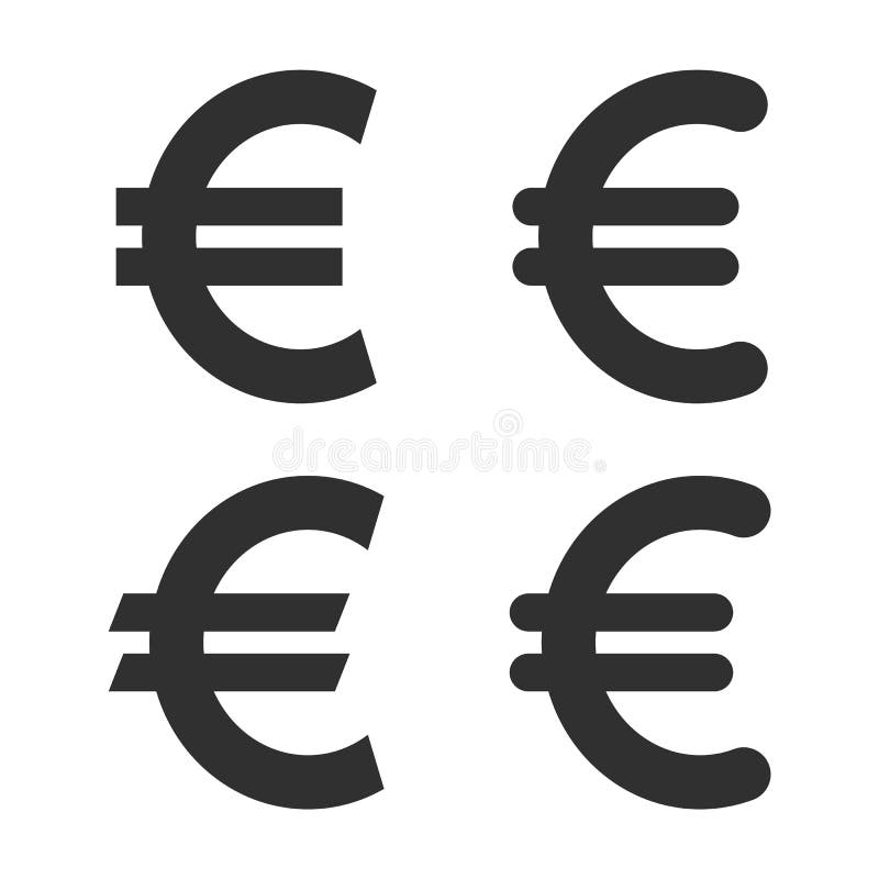 Euro Icon. Euro Money Cash Icon Stock Vector - Illustration of economy ...