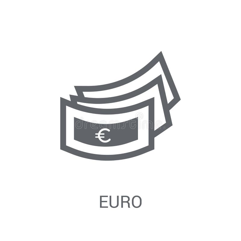 Euro Icon. Trendy Euro Logo Concept on White Background from E-commerce ...