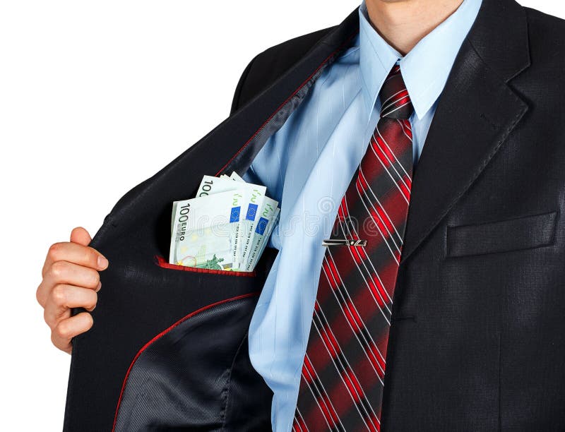 Euro Inside Pocket His Jacket Stock Photos - Free & Royalty-Free Stock ...