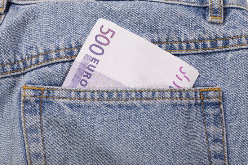 Euro Jeans stock image. Image of cash, financial, jeans - 35480017