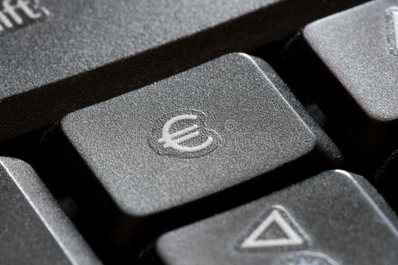 Euro keyboard key stock photo. Image of buying, information - 4634398
