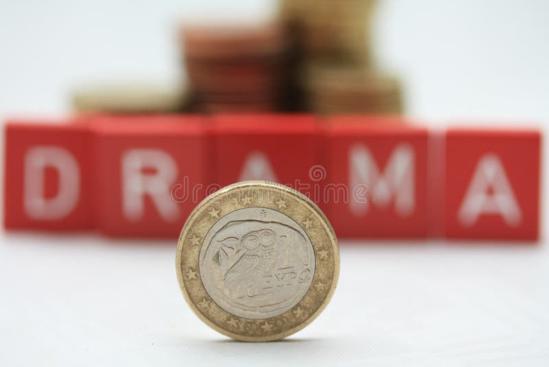 Euro- moeda grega imagem de stock. Imagem de economia - 13661899