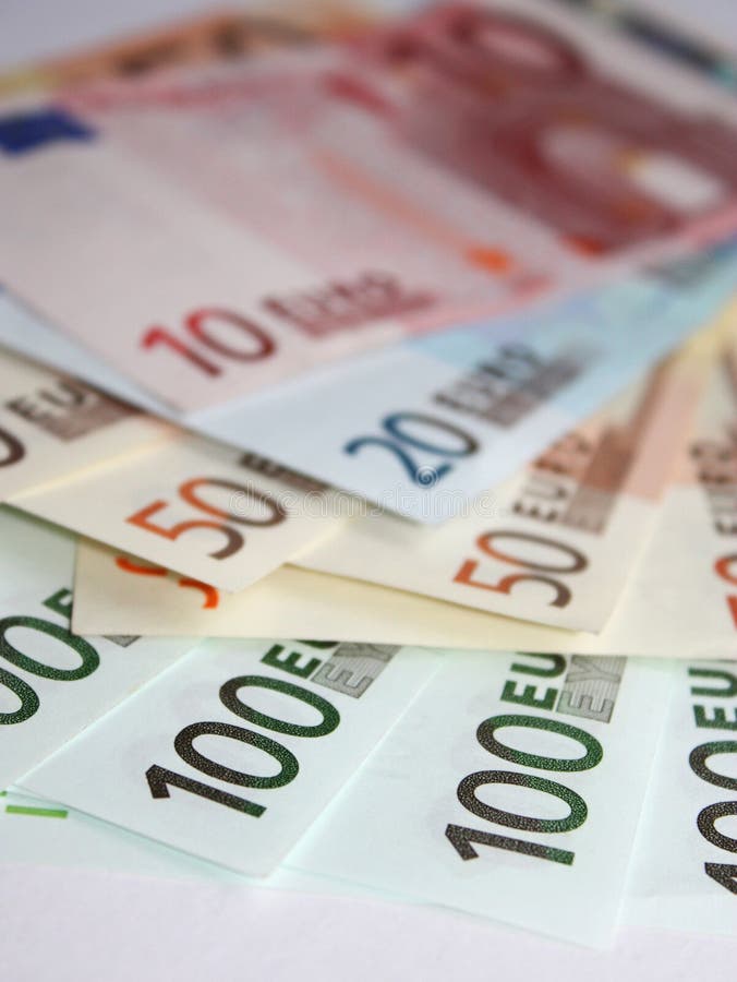 Euro money banknotes stock photo. Image of euro, making - 36539638