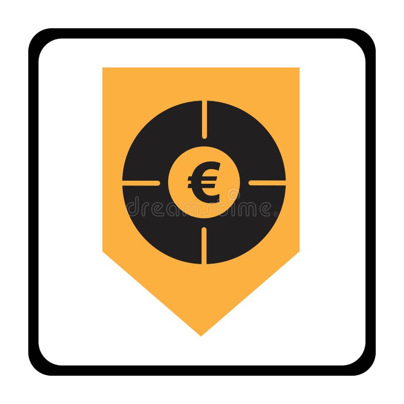Euro Money Vector Icon Illustration Design Template - Vector Stock ...