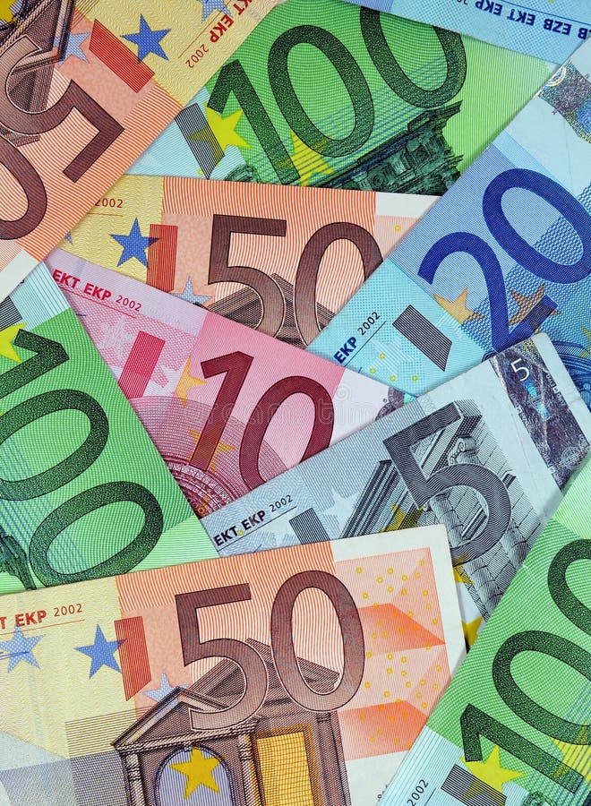 Euro Money Wallpaper stock photo. Image of credit, value - 14654322