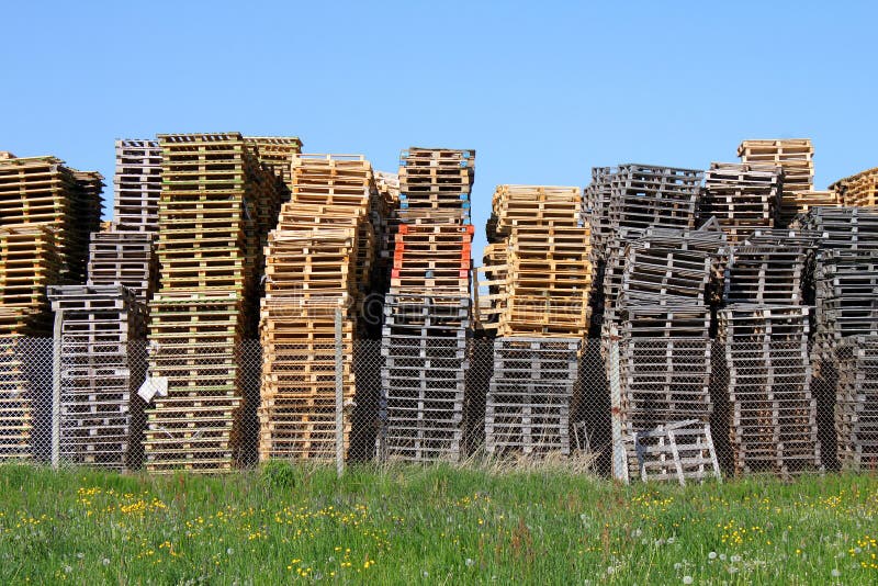Euro pallet stock photo. Image of facade, euro, building - 20565394
