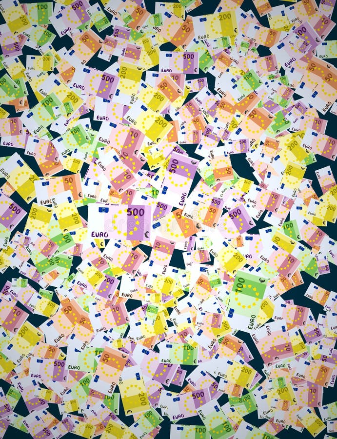 Euro Paper Currency Abstract Background Stock Image - Image of paper ...
