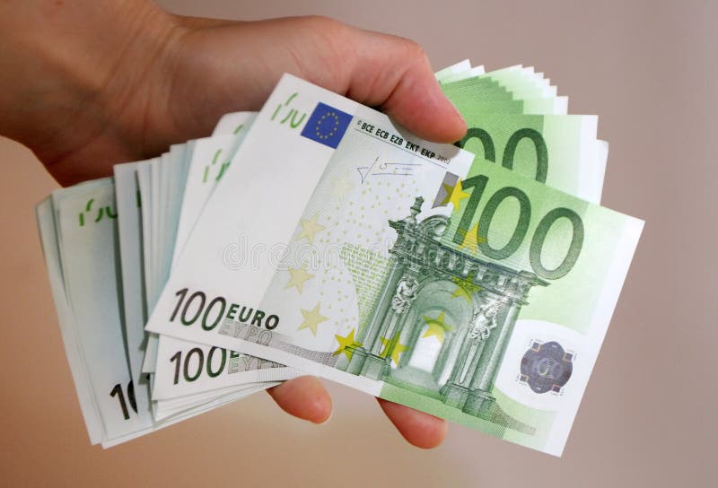 Euro payment stock photo. Image of commercial, close, banknote - 4225140