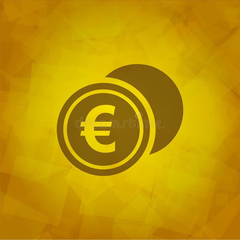 Euro Geldpictogram Met Zak Vector Vector Illustratie - Illustration of ...