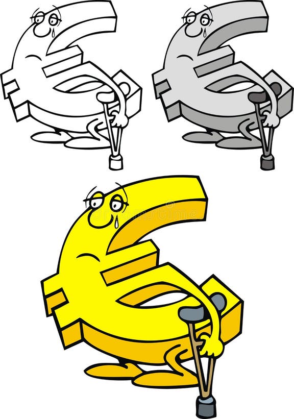 Euro problem stock vector. Illustration of isolated, exchange - 29890224