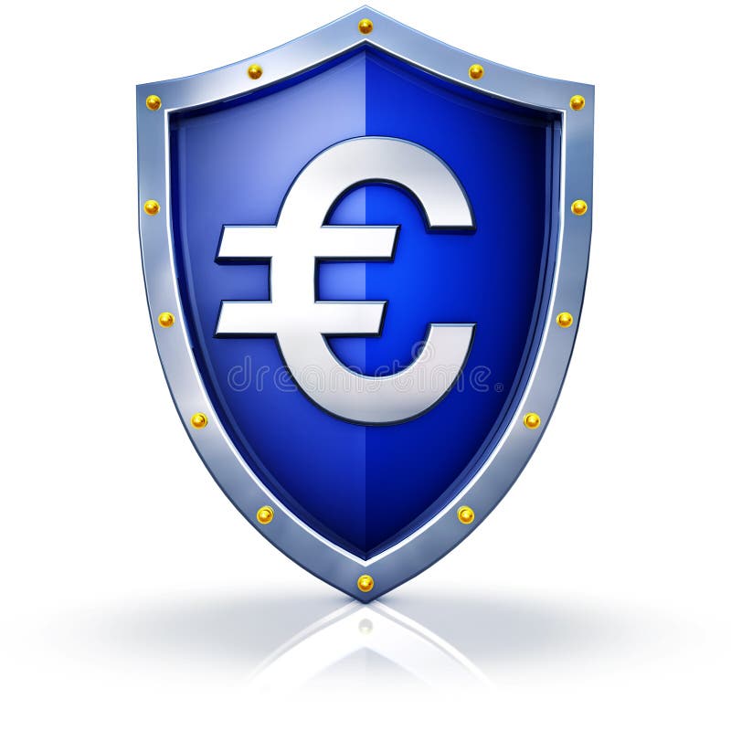 Euro protection stock illustration. Illustration of capital - 32381158