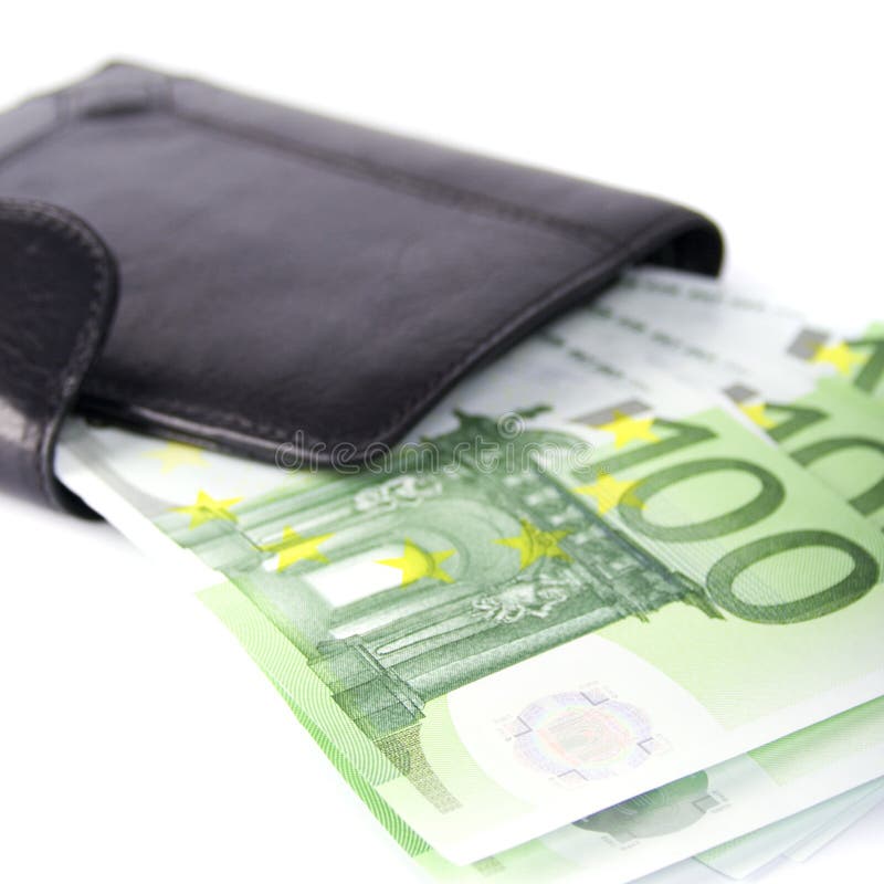 Euro and a purse stock photo. Image of number, europa - 9194714
