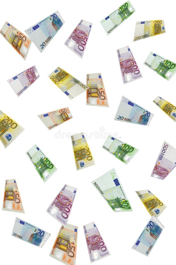 Euro Rain stock photo. Image of europe, savings, commerce - 5111108