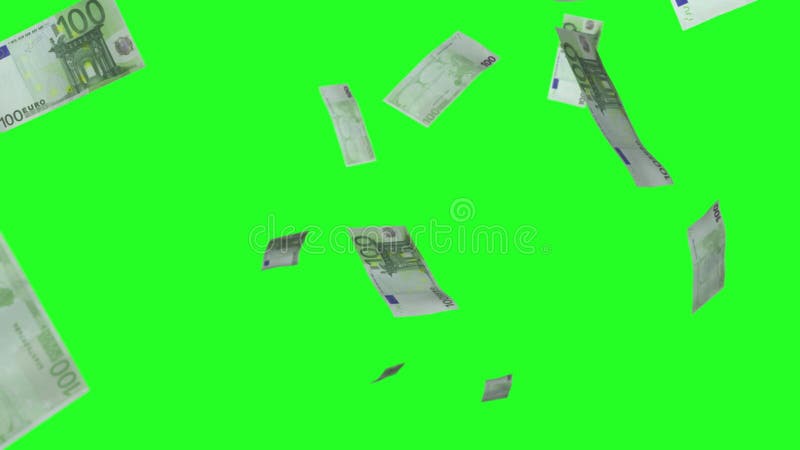 Euro rain green screen stock footage. Video of american - 218000402
