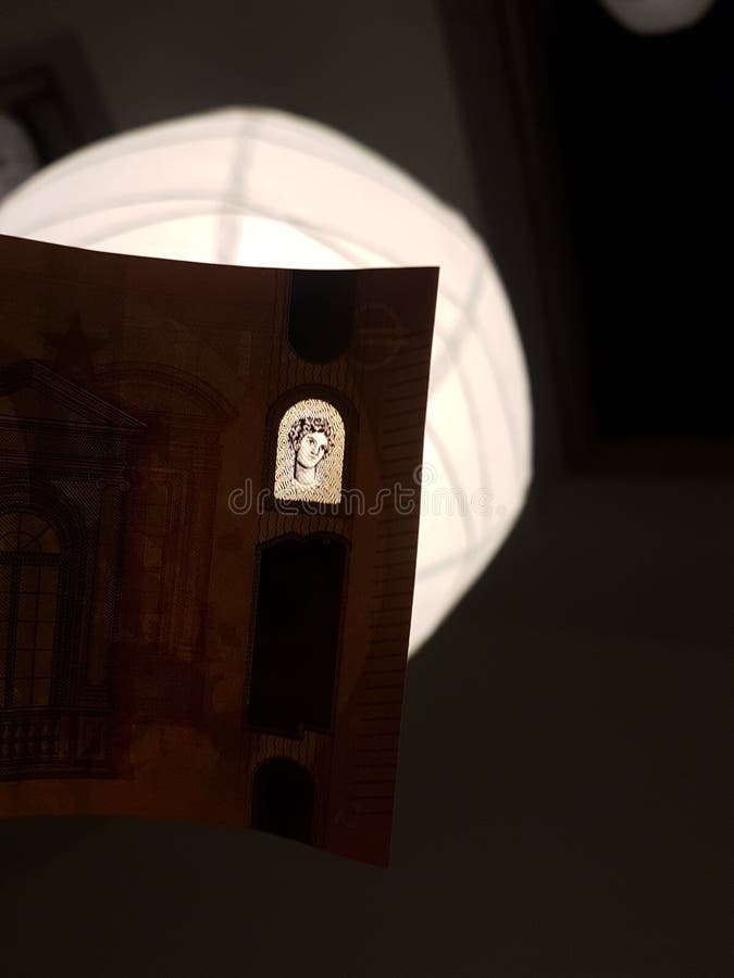 Real 10 Euro Heald To Light Stock Photo - Image of money, light: 110122708