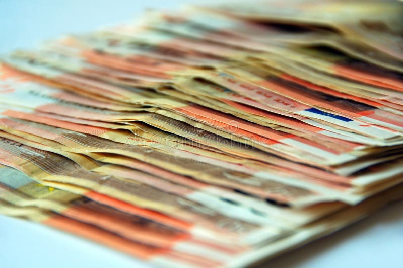 Euro rekeningen stock foto. Image of krediet, fonds, euro - 1829880