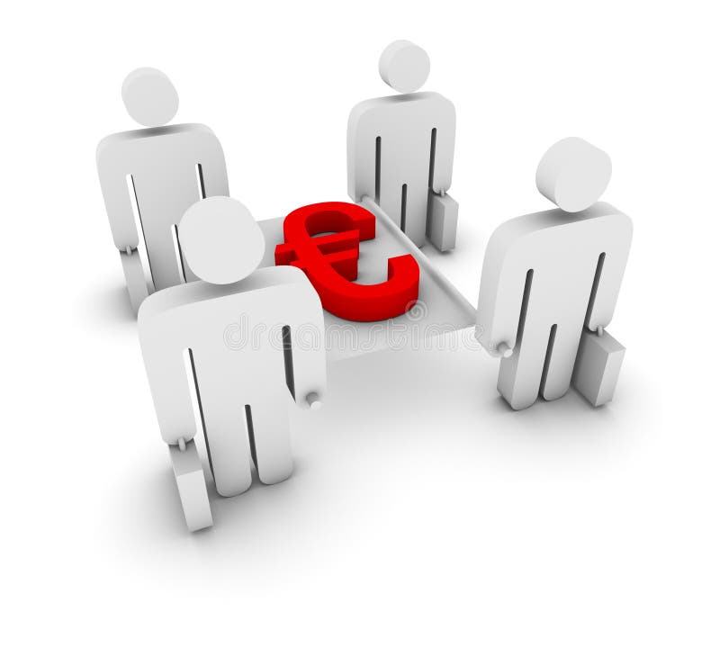 Euro rescue stock illustration. Illustration of rate, endangered - 7163370