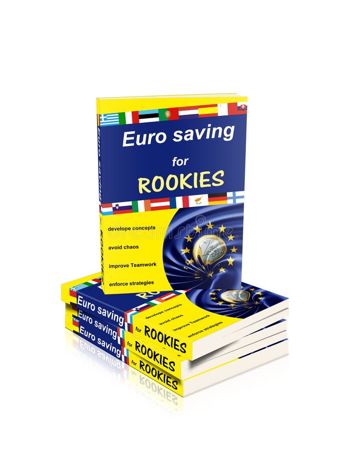 Euro saving book stock photo. Image of euro, cover, graphic - 25793574