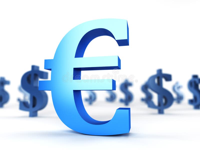 Euro Sign Offshore Island Concept and Luxury Yacht Coming Stock ...