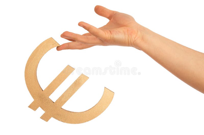 Euro sign stock photo. Image of give, expense, businessman - 2588262