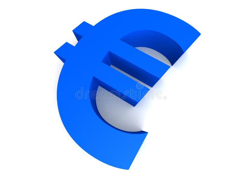 Euro sign stock illustration. Illustration of commerce - 5498581