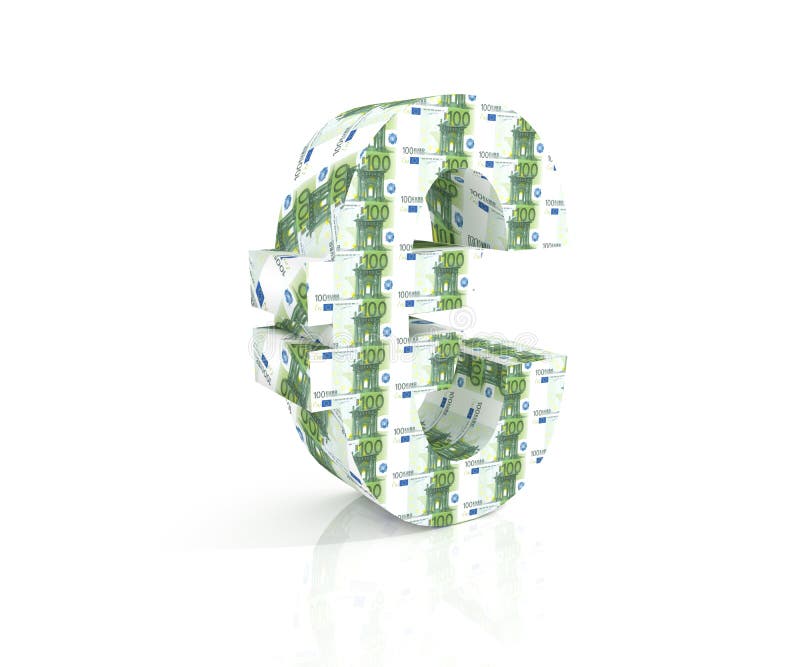 Puzzle Piece with Euro Currency Stock Illustration - Illustration of ...