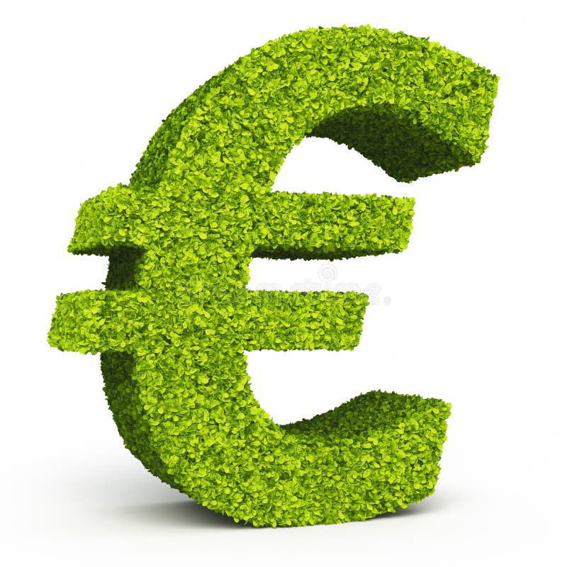 Euro Sign Leaf Formation Stock Illustrations – 1 Euro Sign Leaf ...