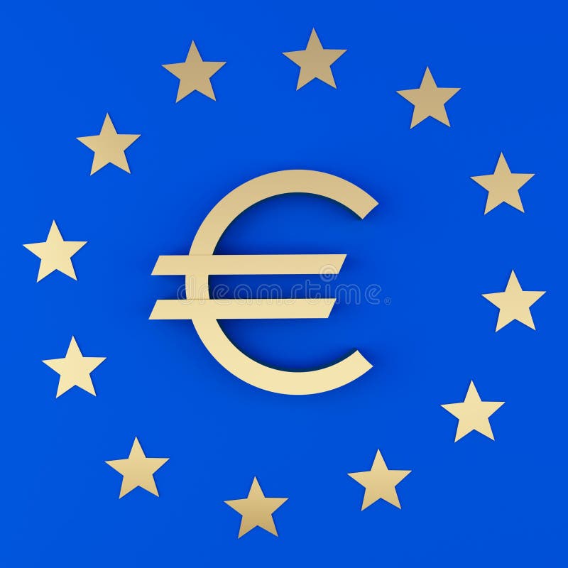 Europa sign stock illustration. Illustration of blue, yellow - 809710