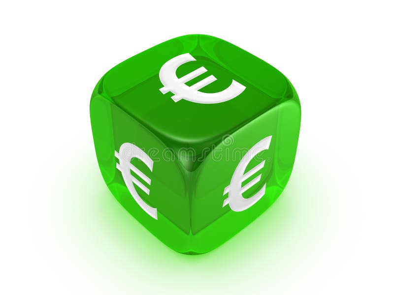 Euro Signe Vert De Matrices Transparent Illustration Stock ...