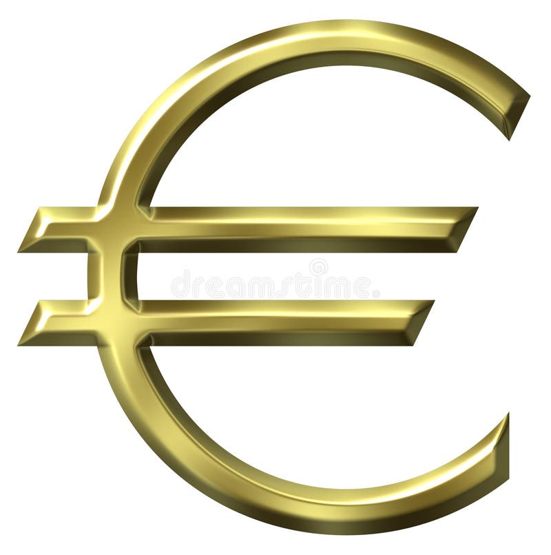 Euro simbolo di valuta illustrazione di stock. Illustrazione di ...