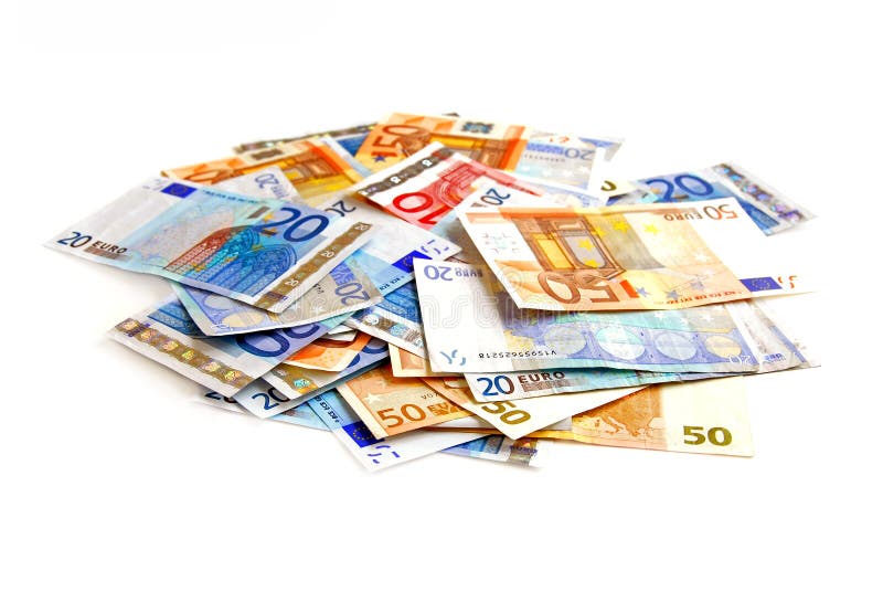 Euro stapel stock foto. Image of perspectief, bank, bankbiljet - 1462616