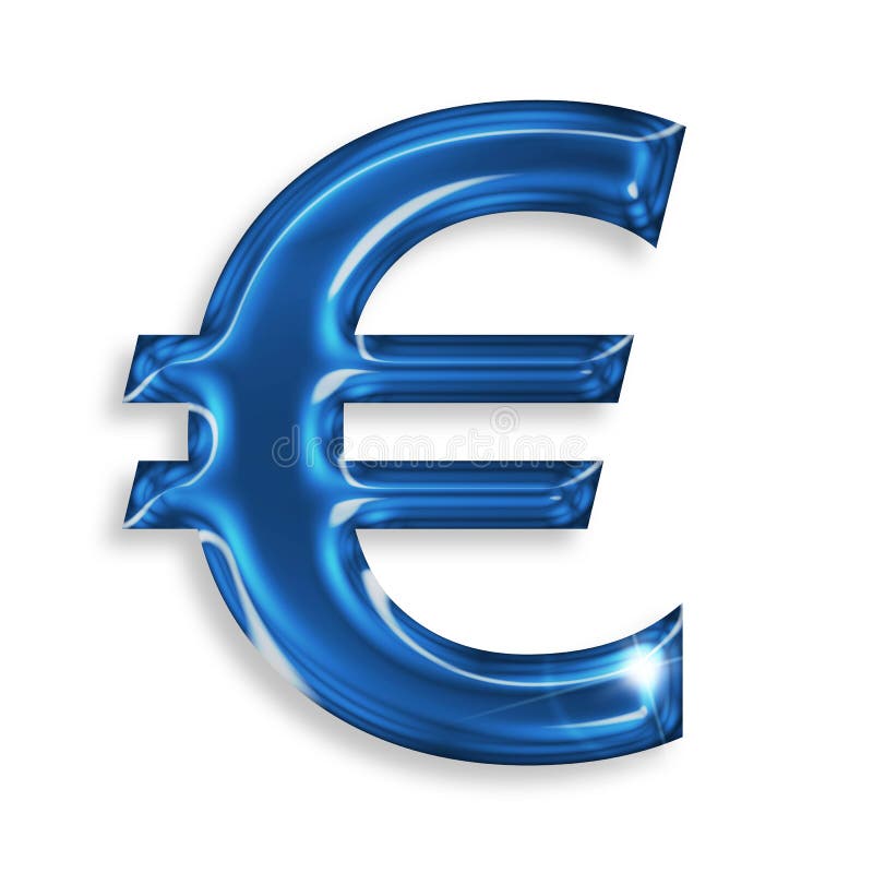 3D golden Euro sign stock vector. Illustration of modern - 28238674