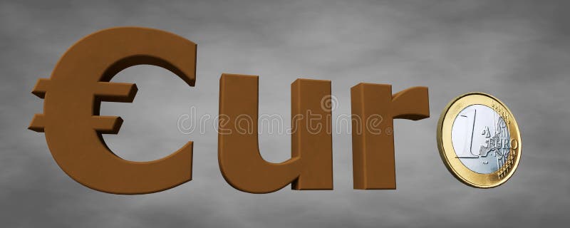 Euro text stock illustration. Illustration of business - 27636182