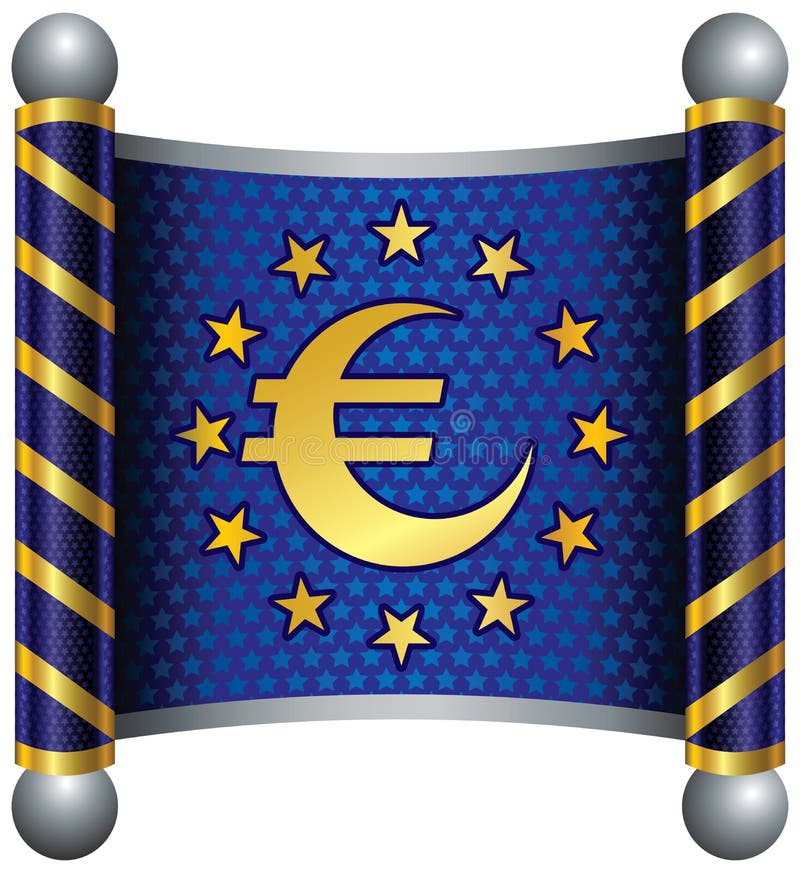 Euro Theme stock illustration. Illustration of euro, banner - 12260776