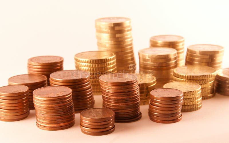 Euro und Cent stockbild. Bild von münze, hintergrund, banknote - 8379417