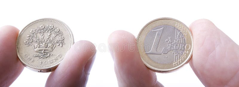Euro Versus Pound Comparison Stock Image - Image of german, euro: 6883683