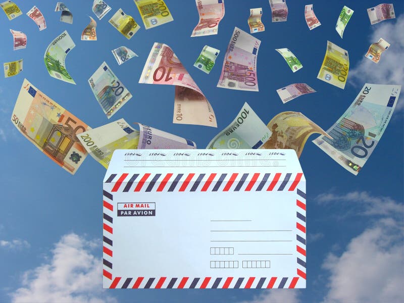 Euro von der Post stock abbildung. Illustration von lotterie - 556839