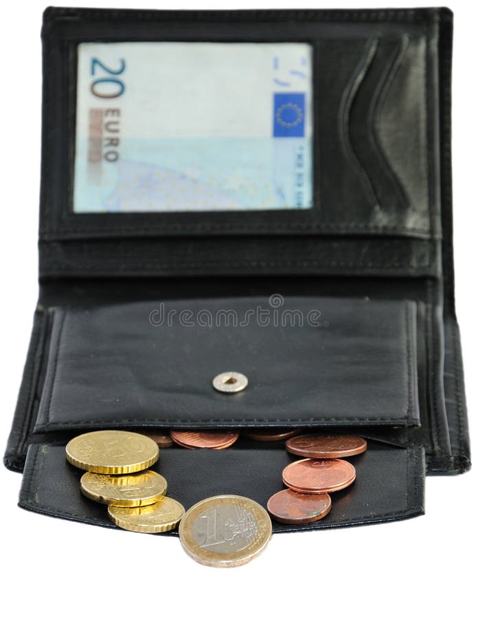 Euro wallet stock image. Image of finance, leather, pocket - 14251423
