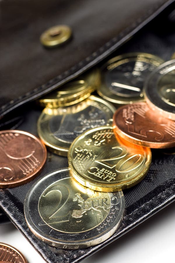 Euro in wallet stock photo. Image of financial, investment - 7666128