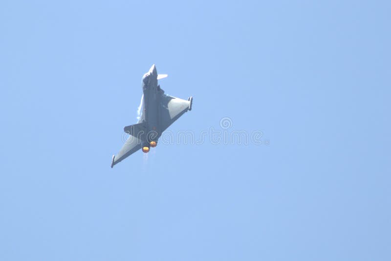 Eurofighter Fighter Executing Maneuvers Editorial Image - Image of ...
