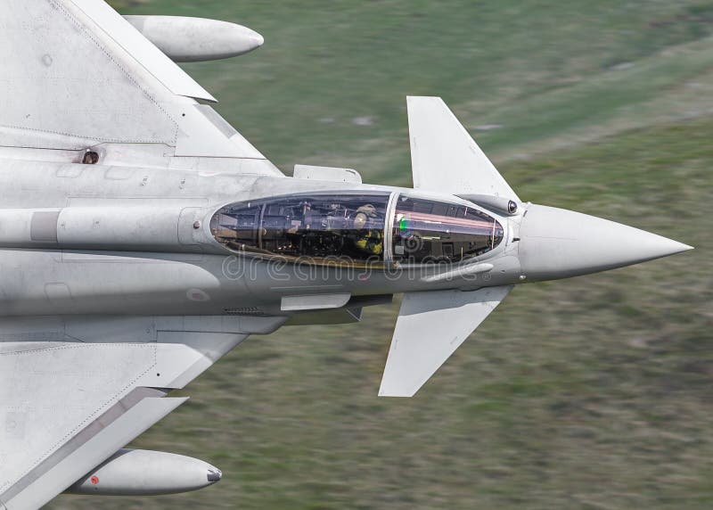 Eurofighter Typhoon-Jet-Cockpit Stockfoto - Bild von kämpfer, cockpit ...